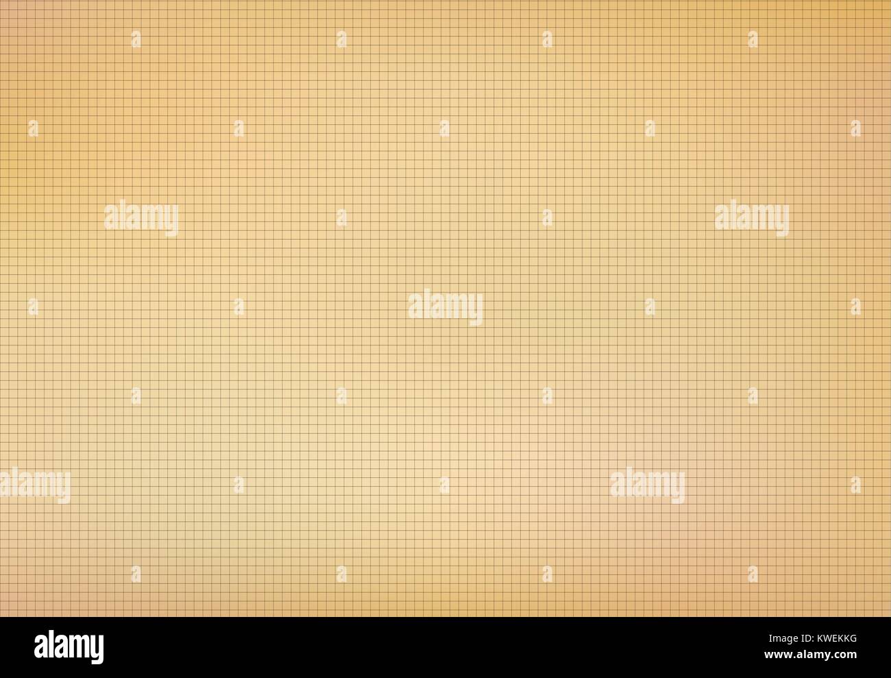 The grid on old paper with line weave texture and background, Vector ...