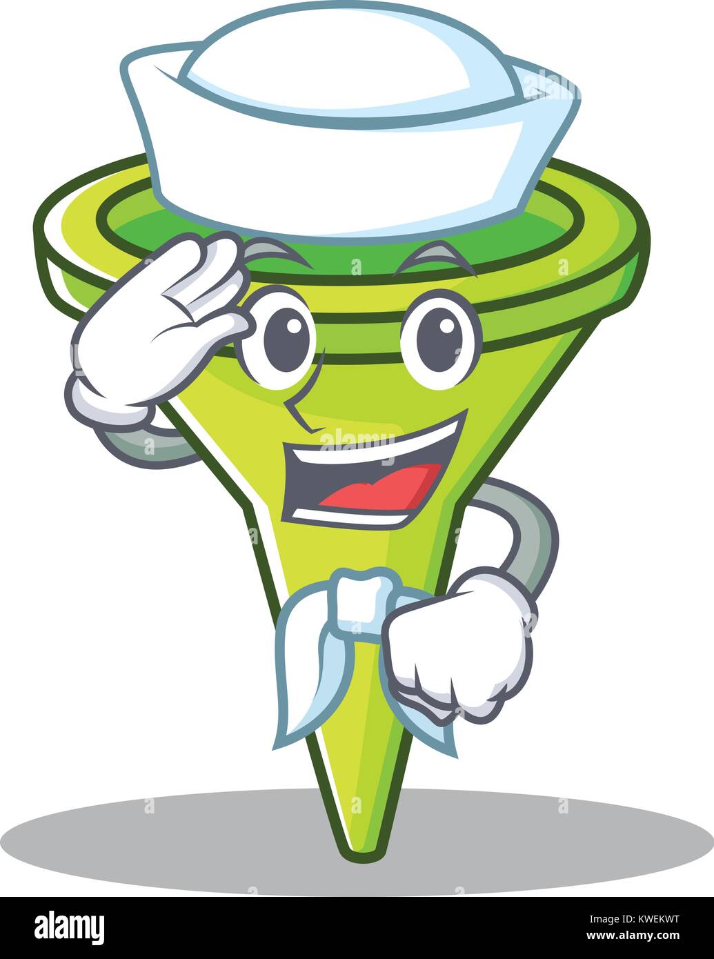 Sailor funnel character cartoon style Stock Vector Image & Art - Alamy
