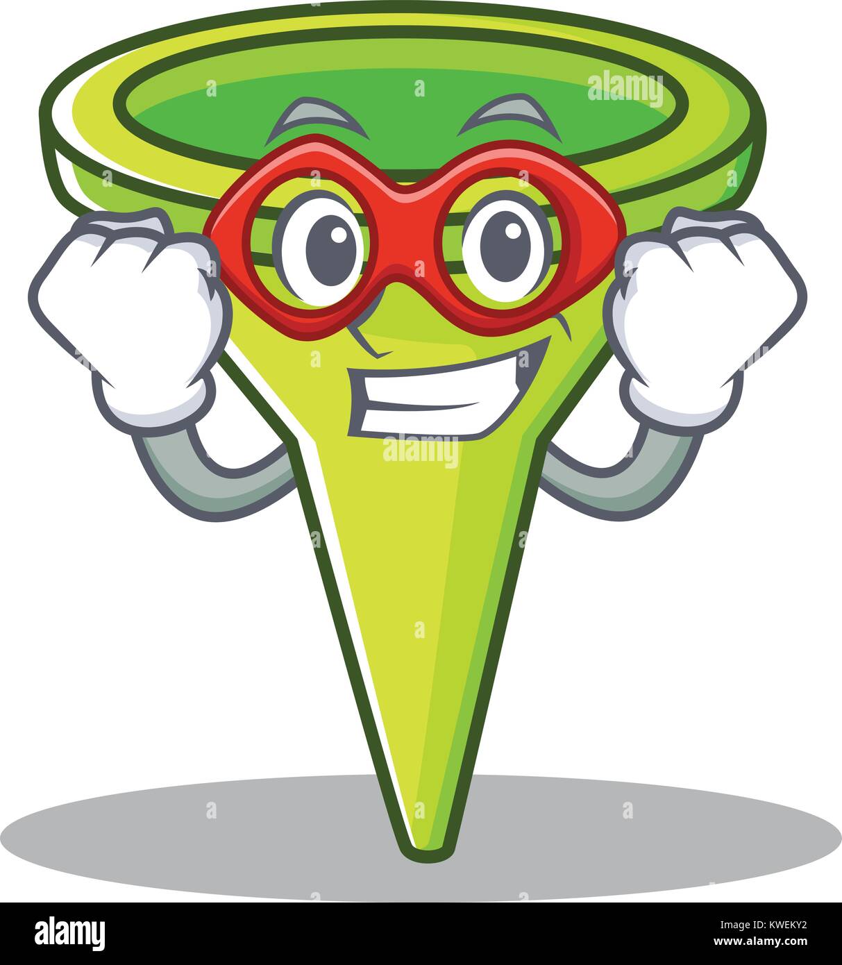 Super hero funnel character cartoon style Stock Vector Image & Art - Alamy