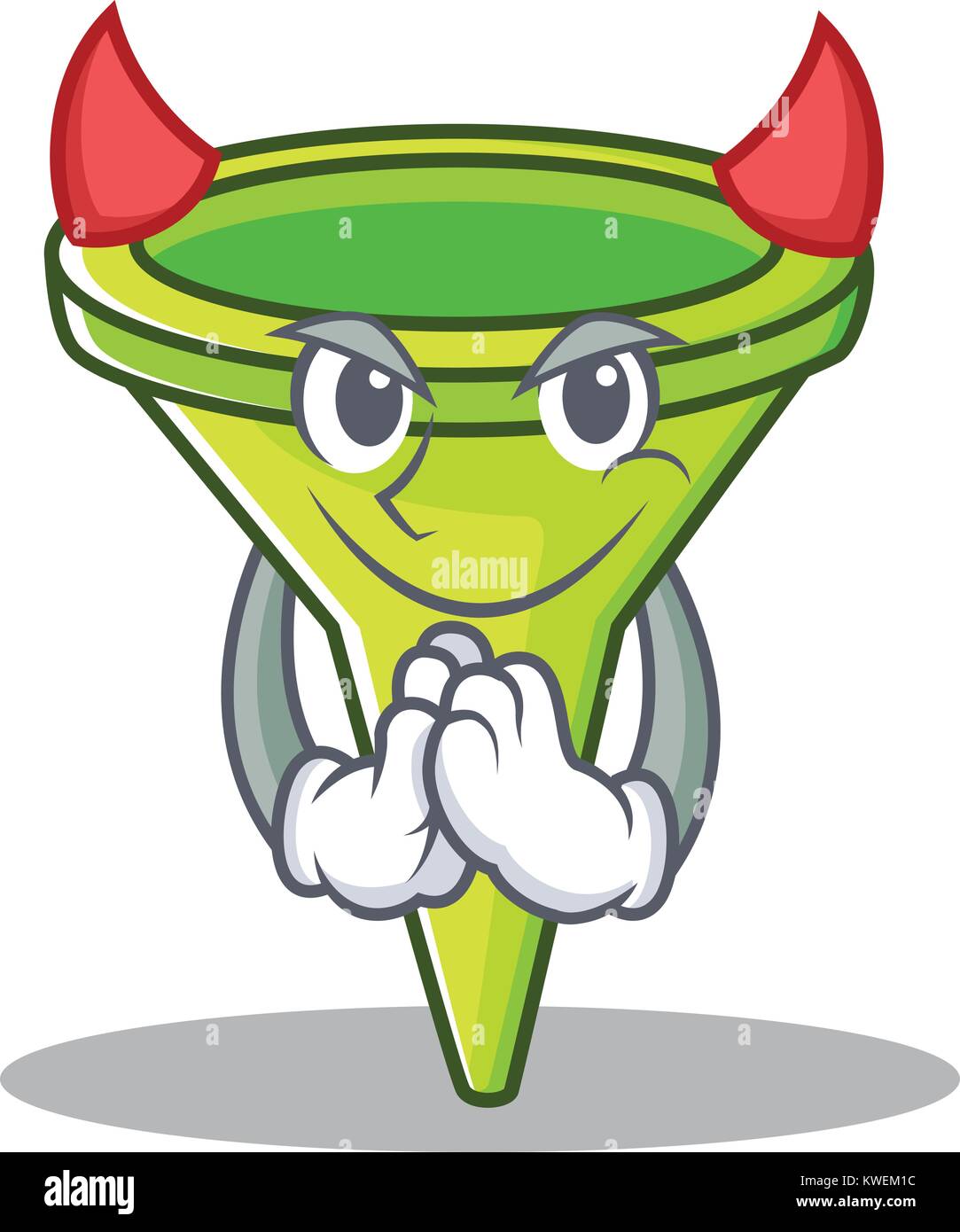 Devil funnel character cartoon style Stock Vector Image & Art - Alamy