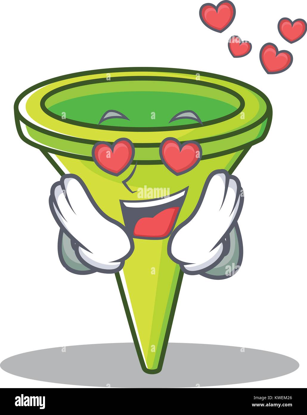 In love funnel character cartoon style Stock Vector Image & Art - Alamy