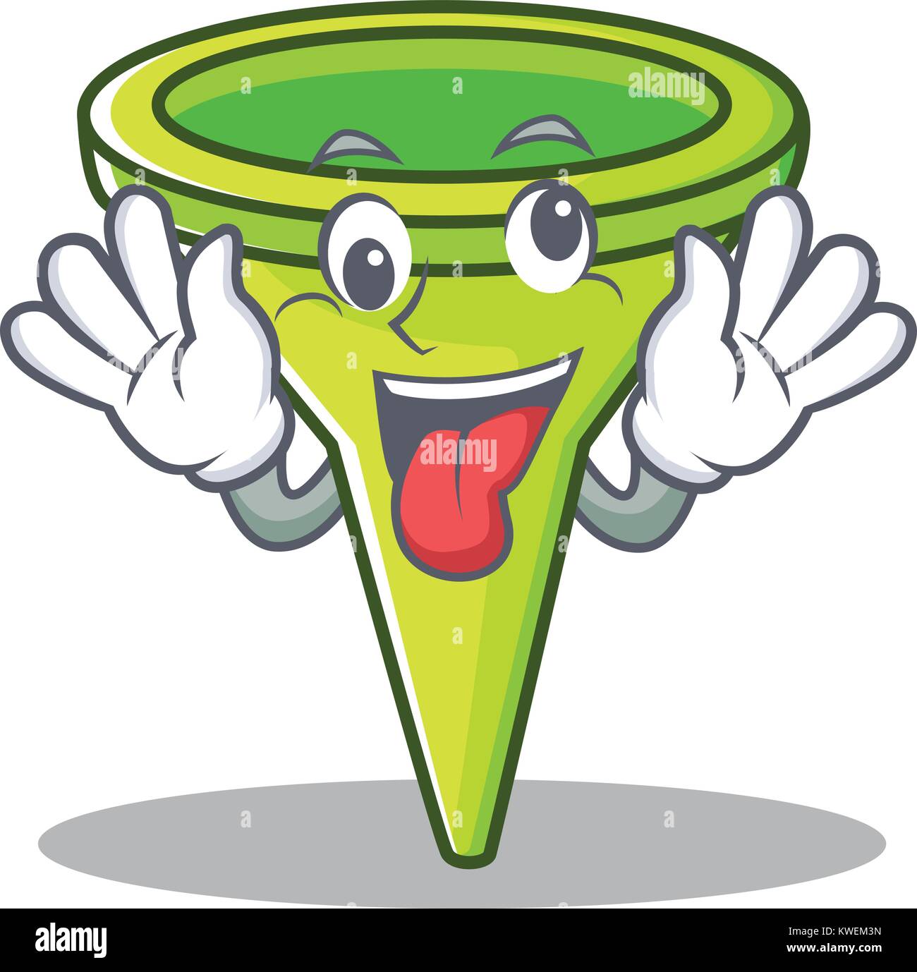Crazy funnel character cartoon style Stock Vector Image & Art - Alamy