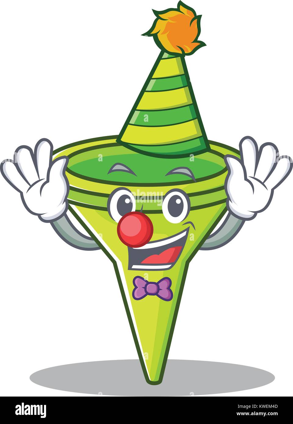 Clown funnel character cartoon style Stock Vector Image & Art - Alamy
