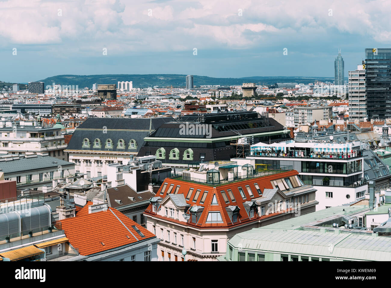Vienna skyline hi-res stock photography and images - Alamy