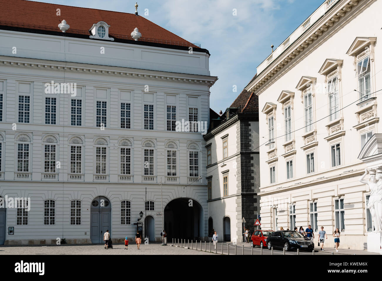 Josefsplatz front vienna hofburg hi-res stock photography and images ...