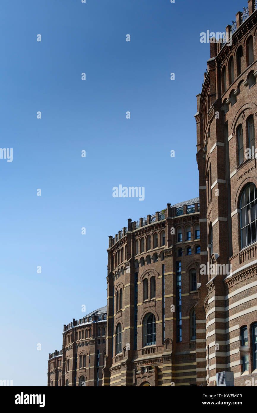 Wien, Vienna: Gasometer City, 11. Simmering, Wien, Austria Stock Photo ...