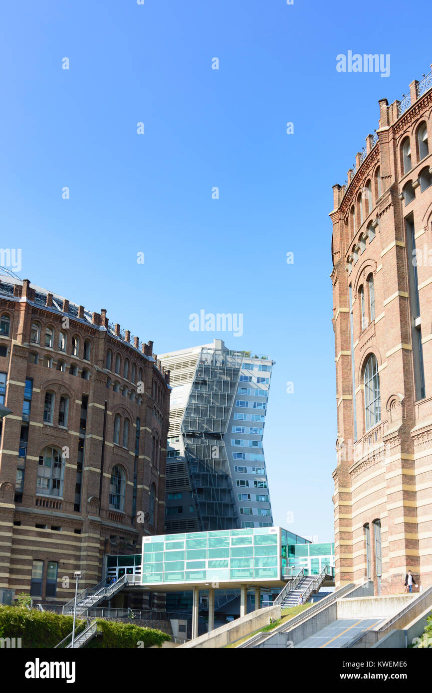 Vienna simmering gasometer architecture hi-res stock photography and ...