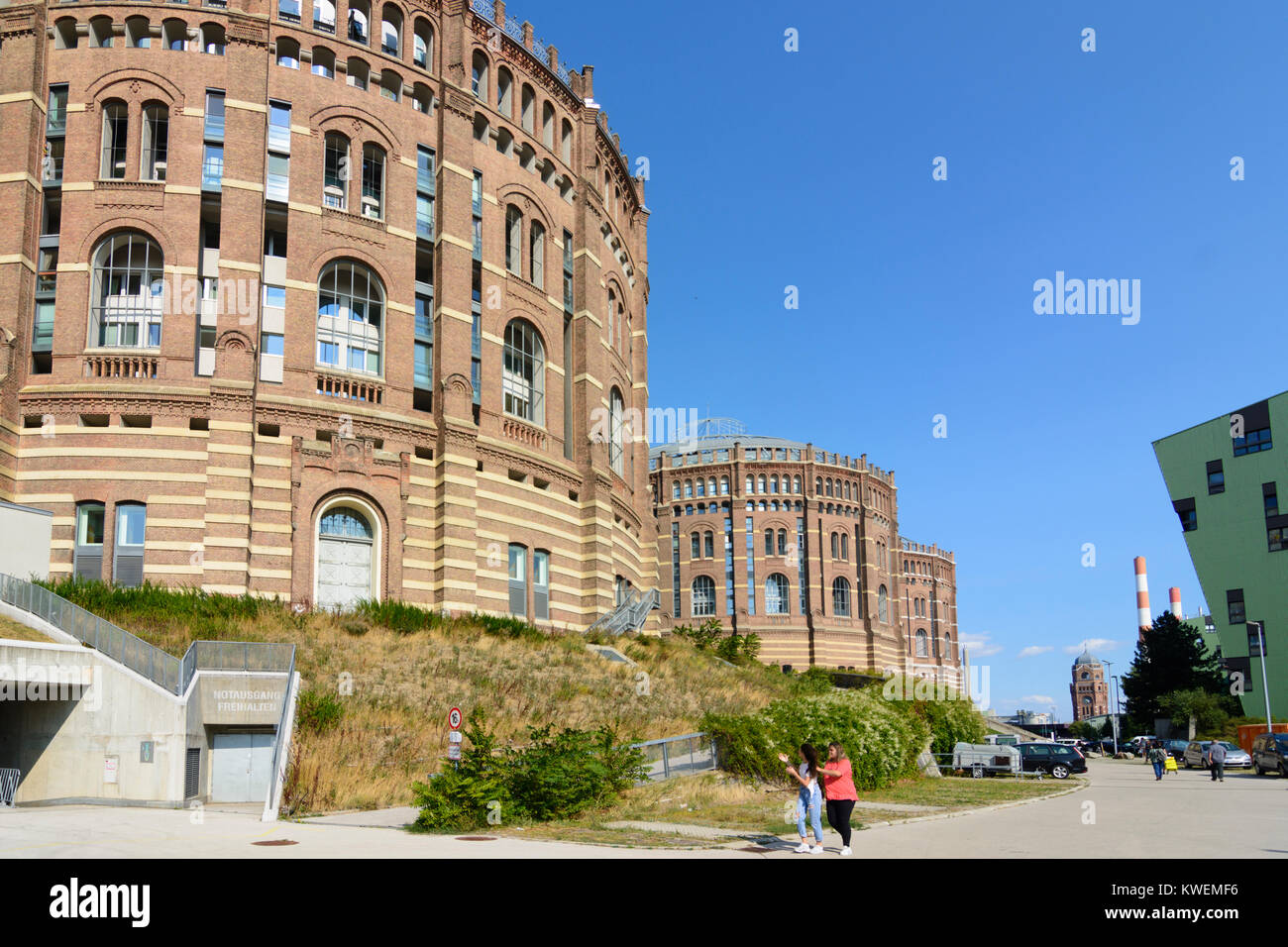 Vienna simmering gasometer architecture hi-res stock photography and ...