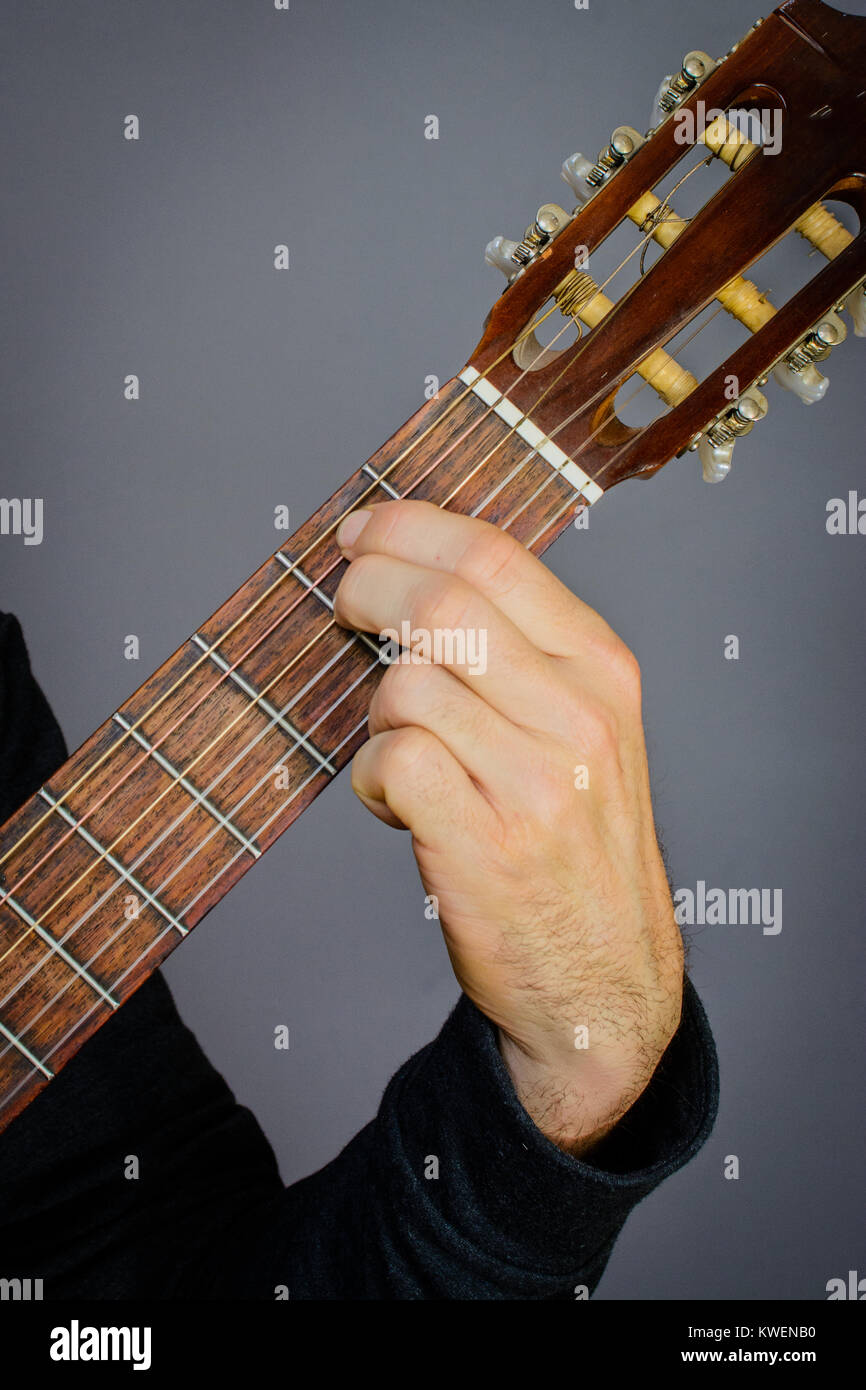 E Minor Chord Acoustic Guitar