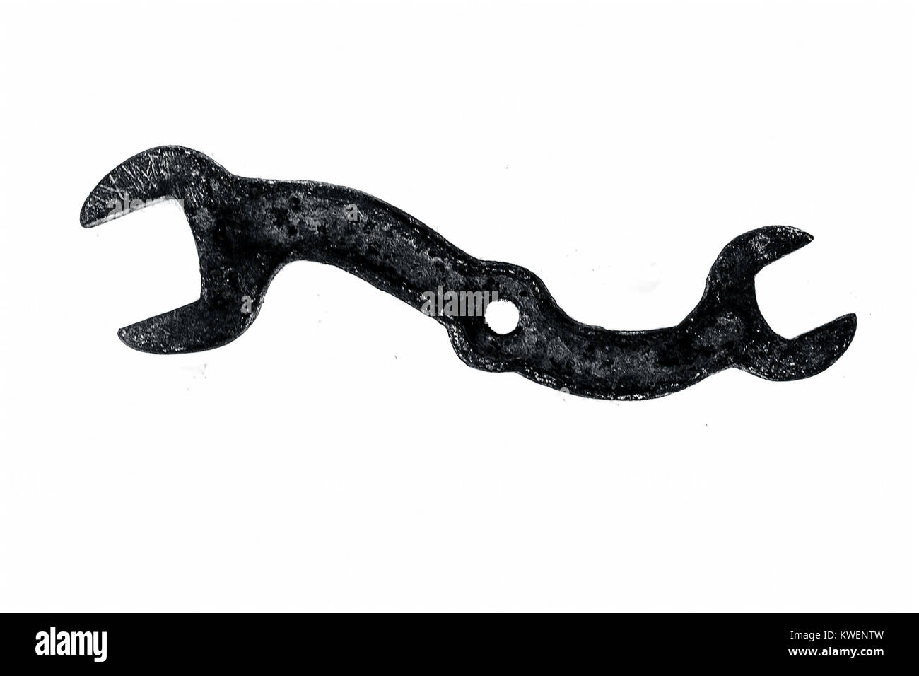 spanner isolated on white Stock Photo - Alamy