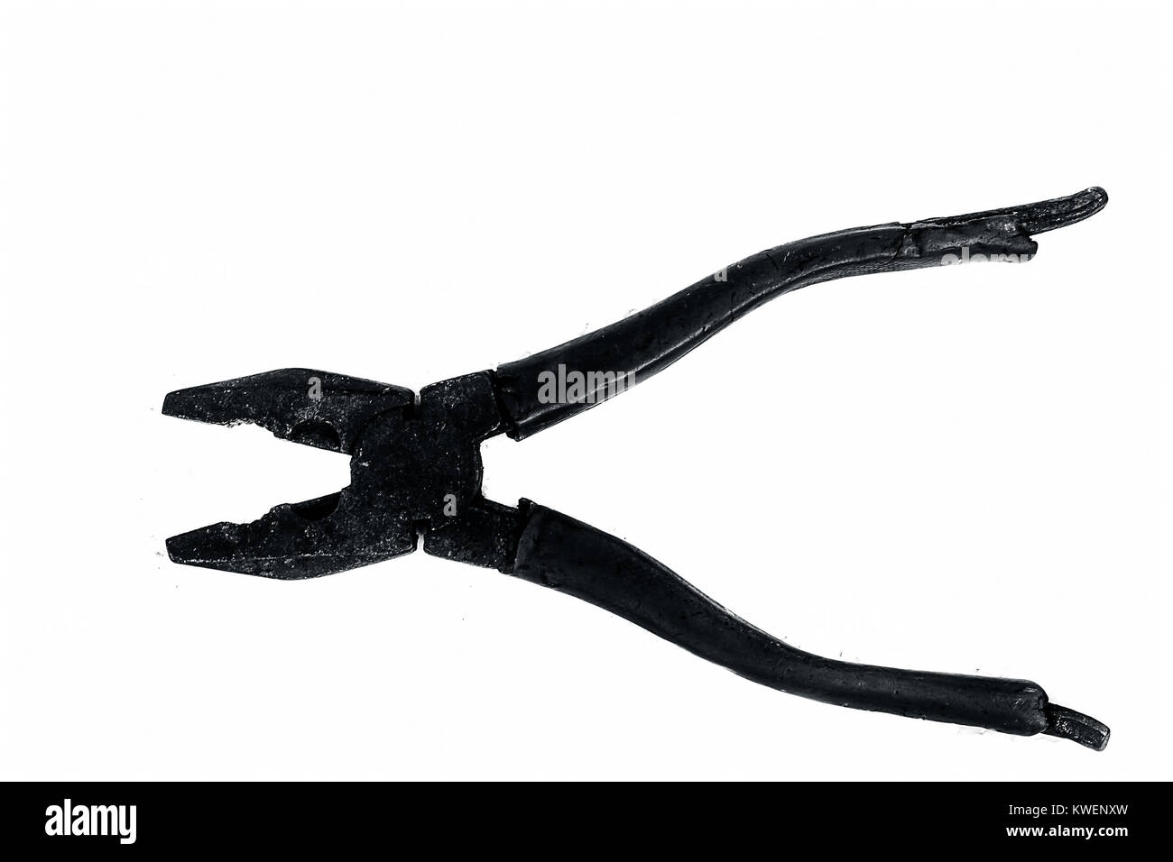 Rusted pliers isolated on white Stock Photo - Alamy
