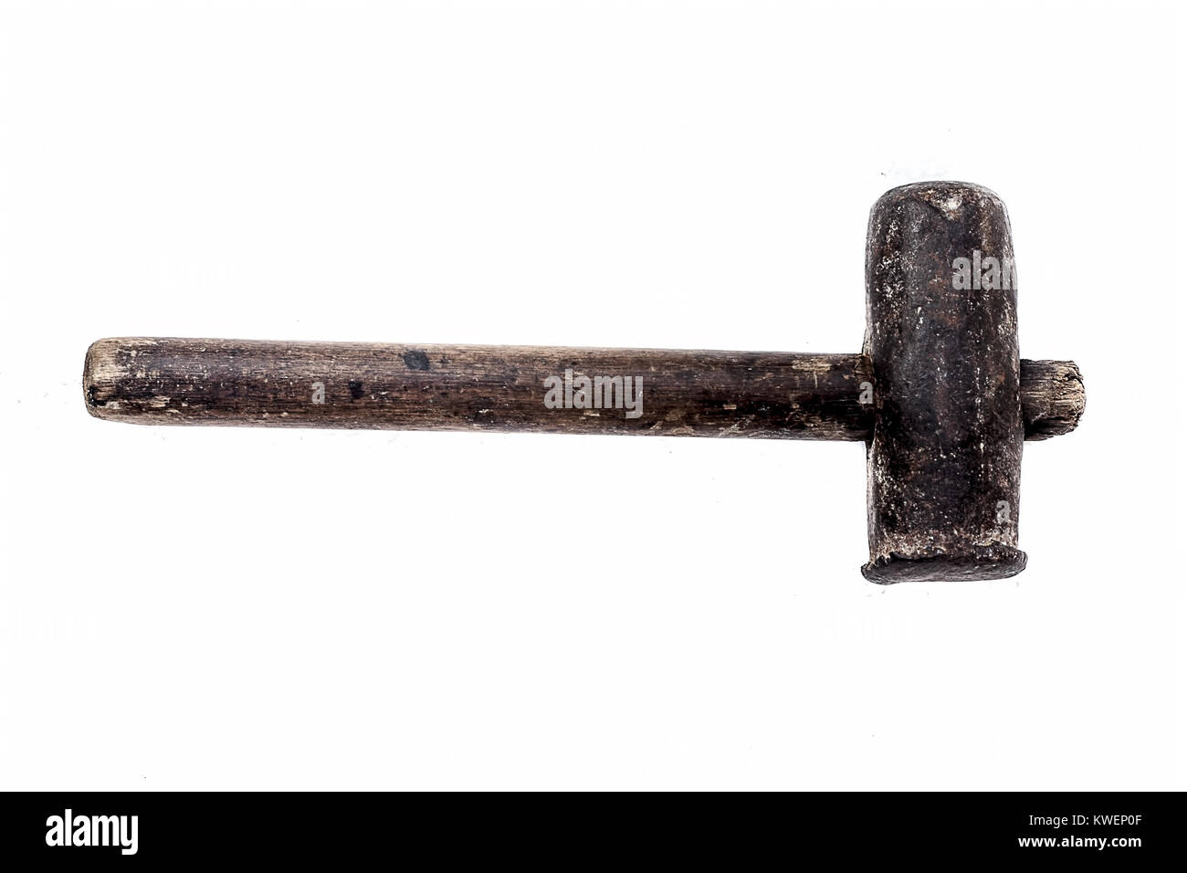 Rusted hammer isolated on white Stock Photo - Alamy