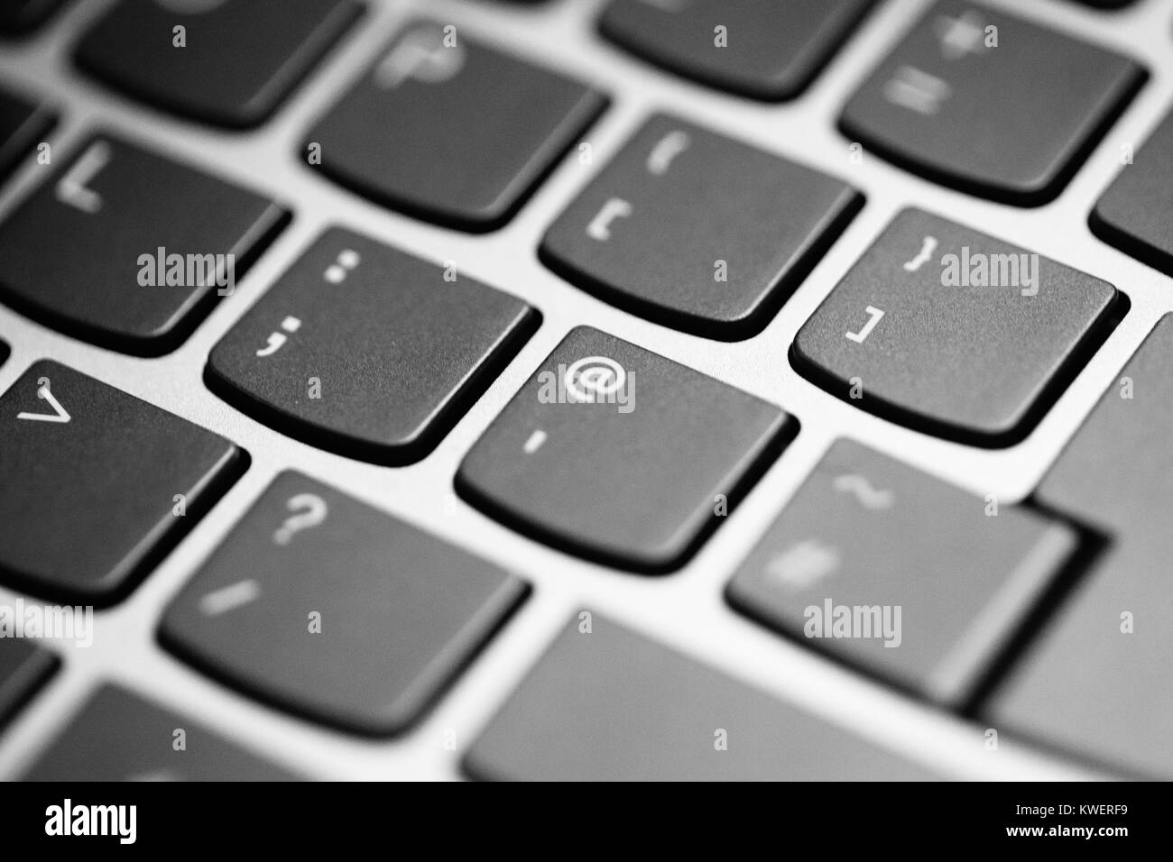 Closeup of laptop keyboard Stock Photo - Alamy