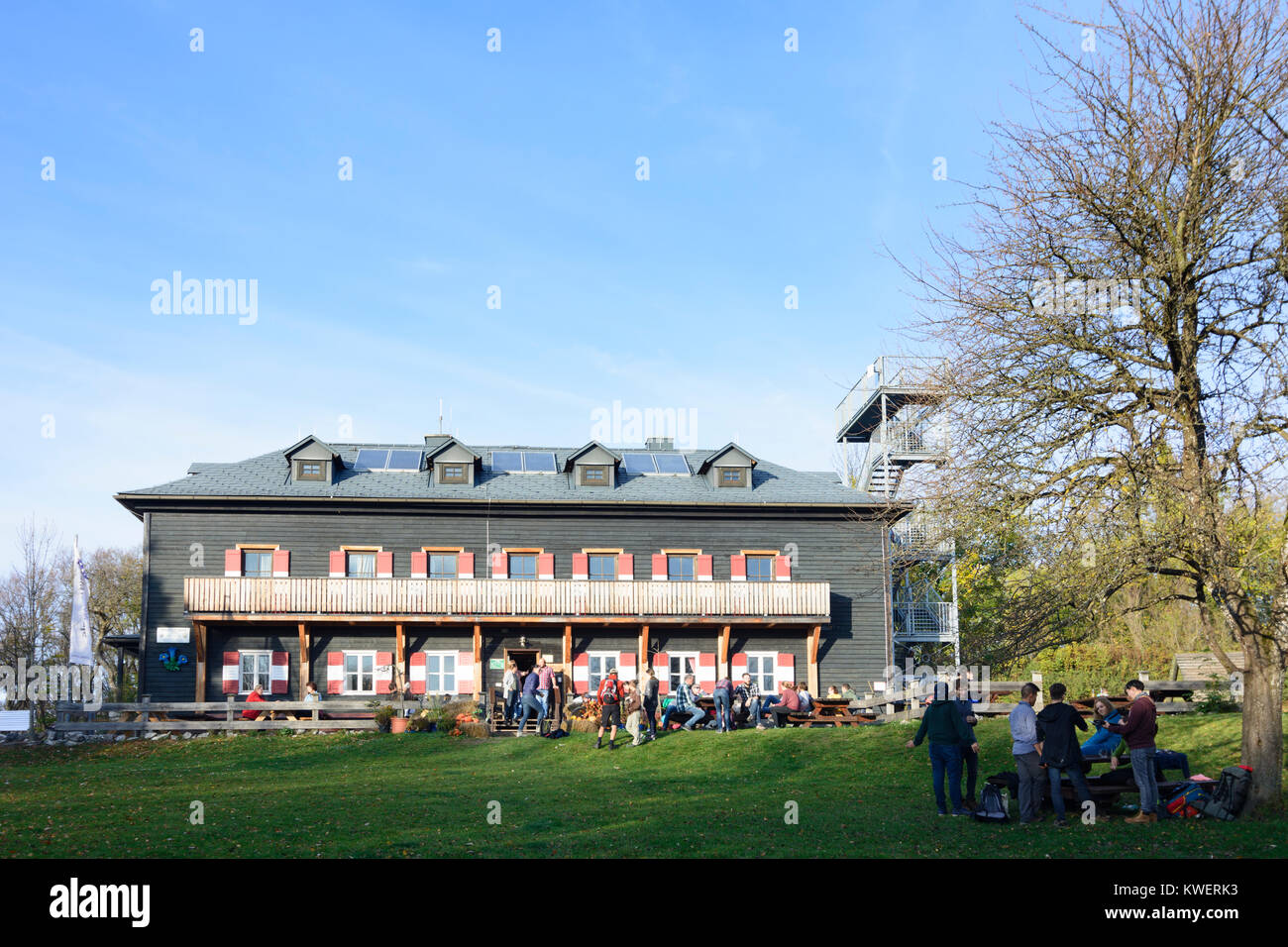 Weissenbach an der Triesting: mountain hut Peilsteinhaus at mount ...