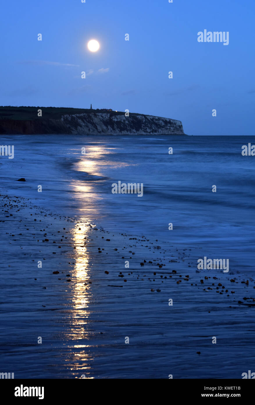 Moonrise Over Beach High Resolution Stock Photography and Images - Alamy