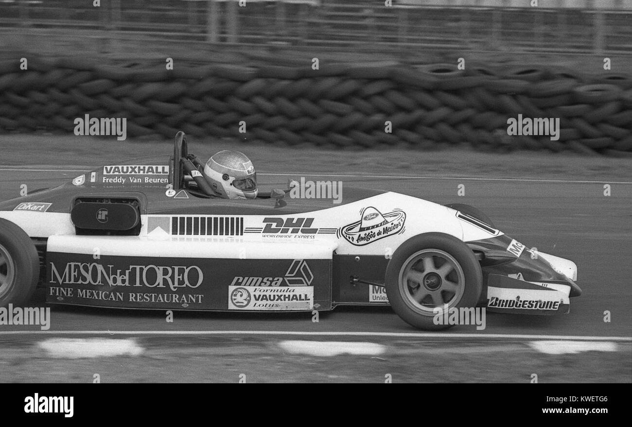 Freddy van Beuren, Formula Vauxhall Lotus testing. Oulton Park, Friday ...