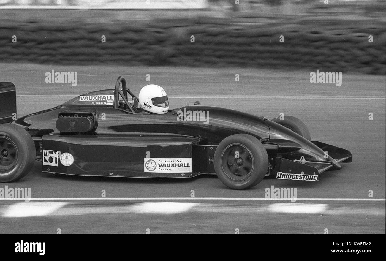 Matt Aitken, Formula Vauxhall Lotus testing. Oulton Park, Friday Aug ...