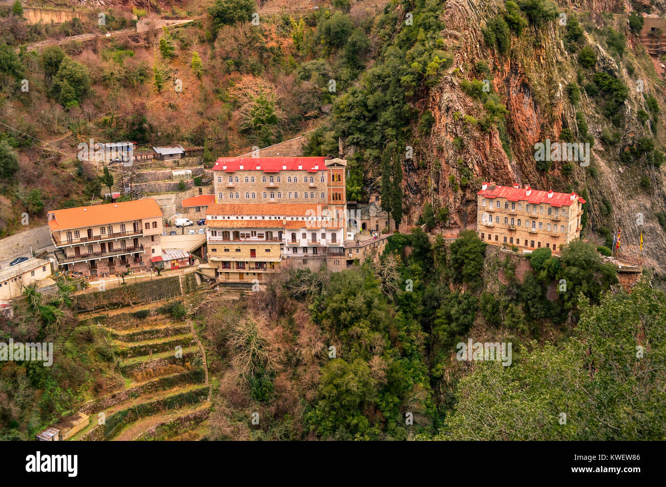 The Monastery of Prousos is located in the prefecture of Evrytania.It ...