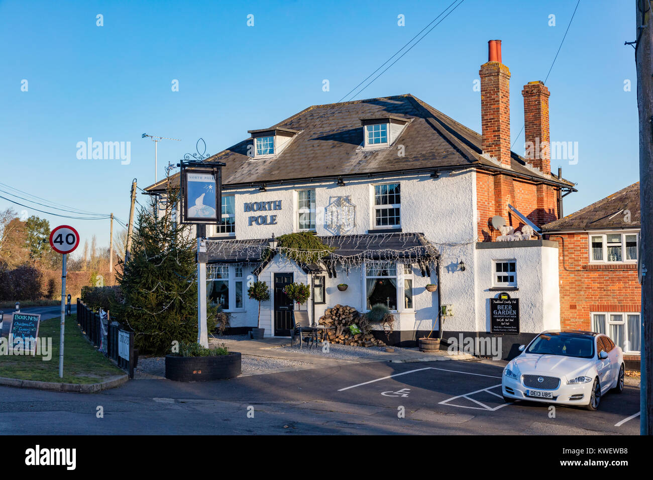 The North Pole pub on North Pole Road Wateringbury, Near Maidstone ...
