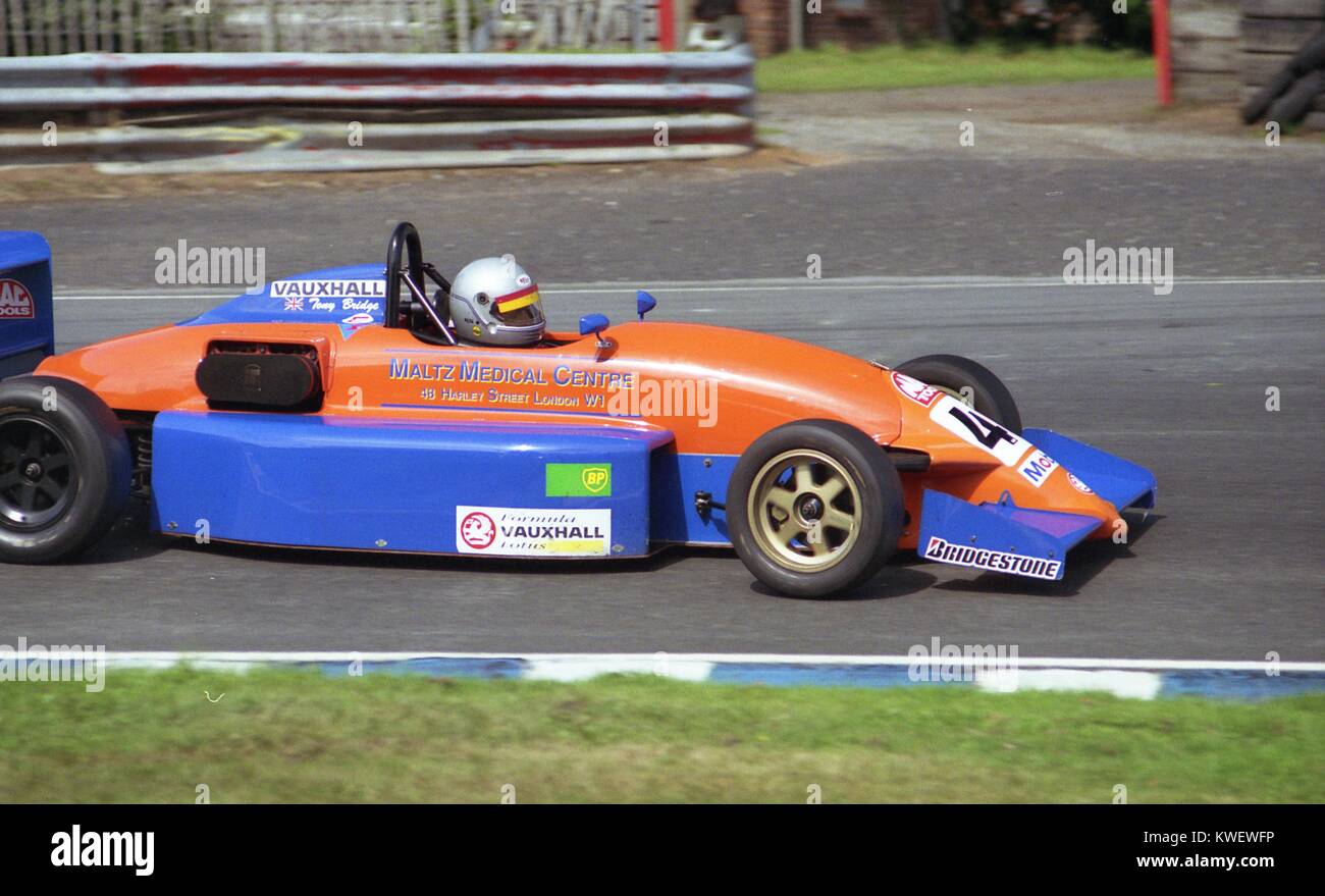 Tony Bridge, Formula Vauxhall Lotus testing. Oulton Park, Friday Aug ...