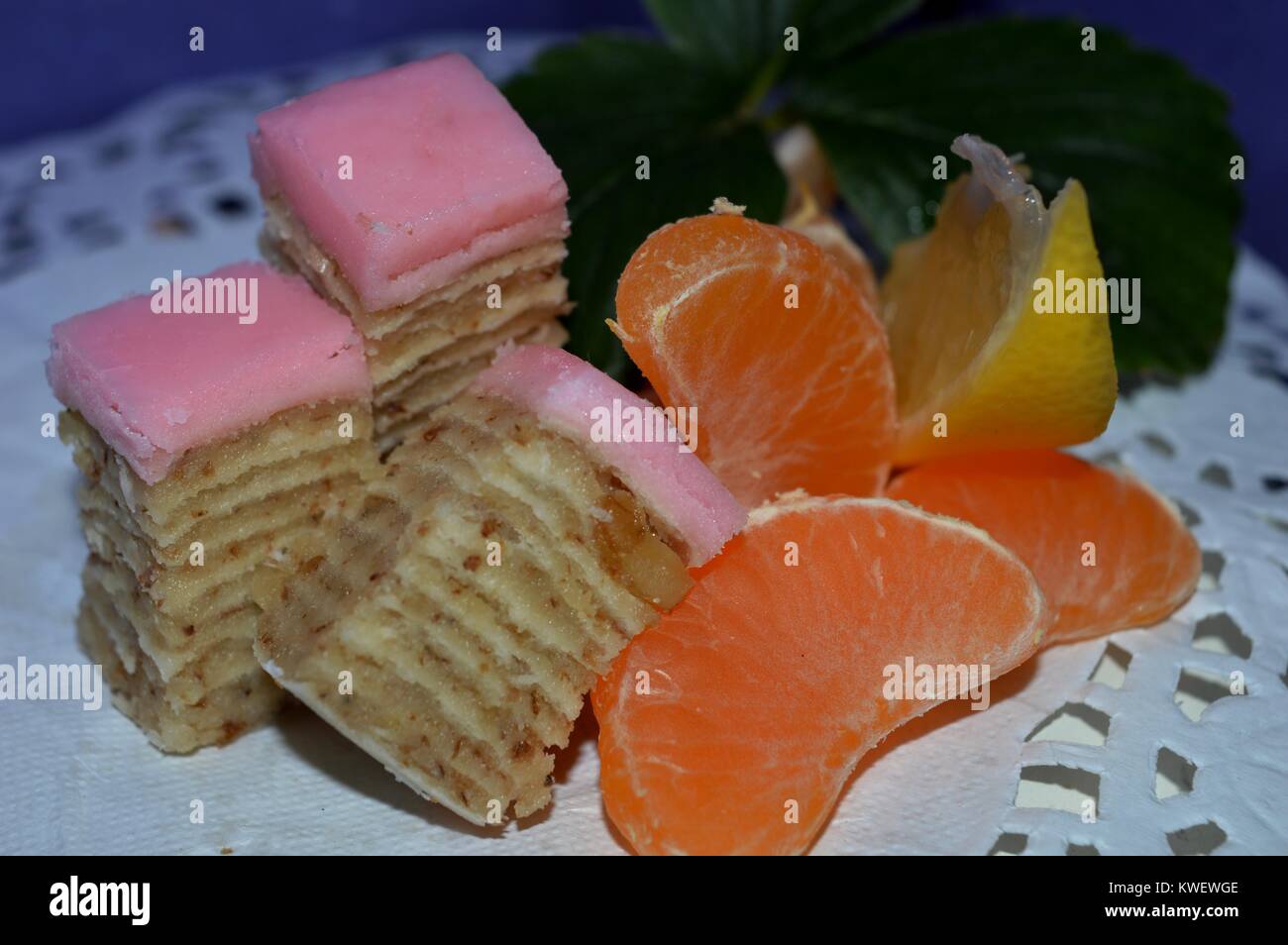 candy with mandarin Stock Photo - Alamy