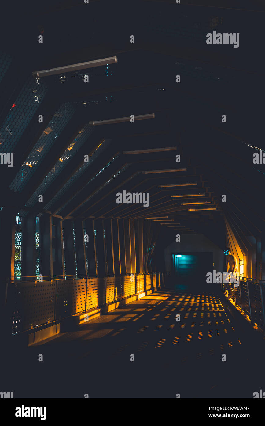 Interior glass bridge hi-res stock photography and images - Alamy