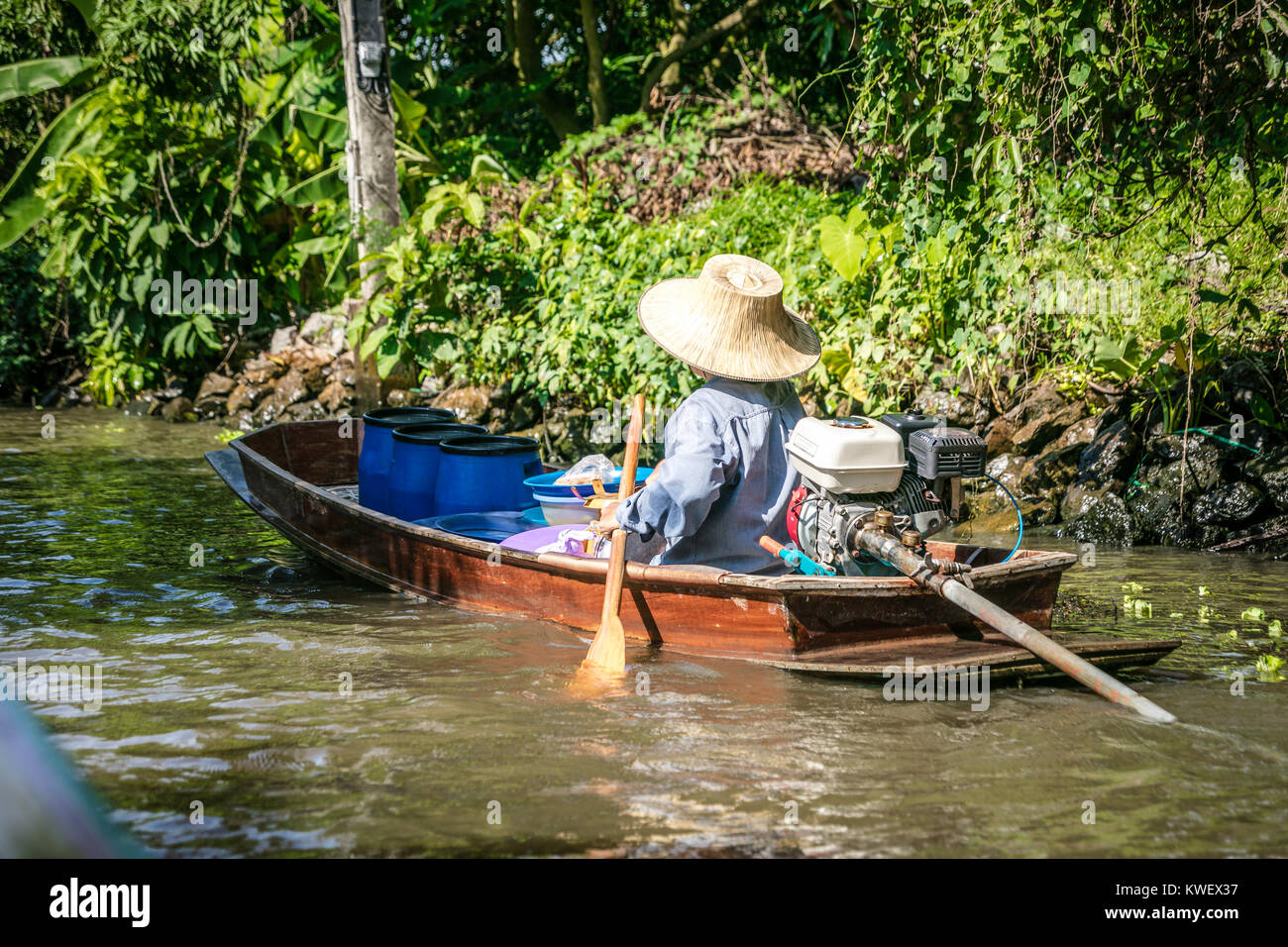 Thai Canal Boat High Resolution Stock Photography and Images - Alamy
