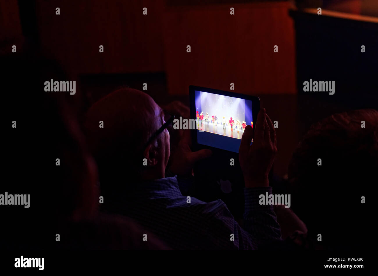 Filming their children hi-res stock photography and images - Alamy
