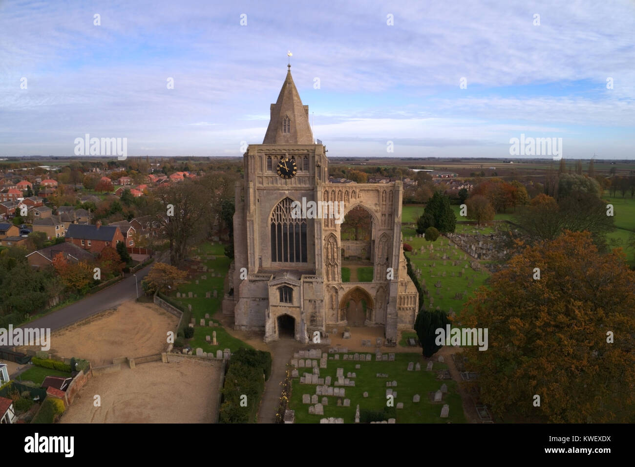 Ariel view of english town hi-res stock photography and images - Alamy