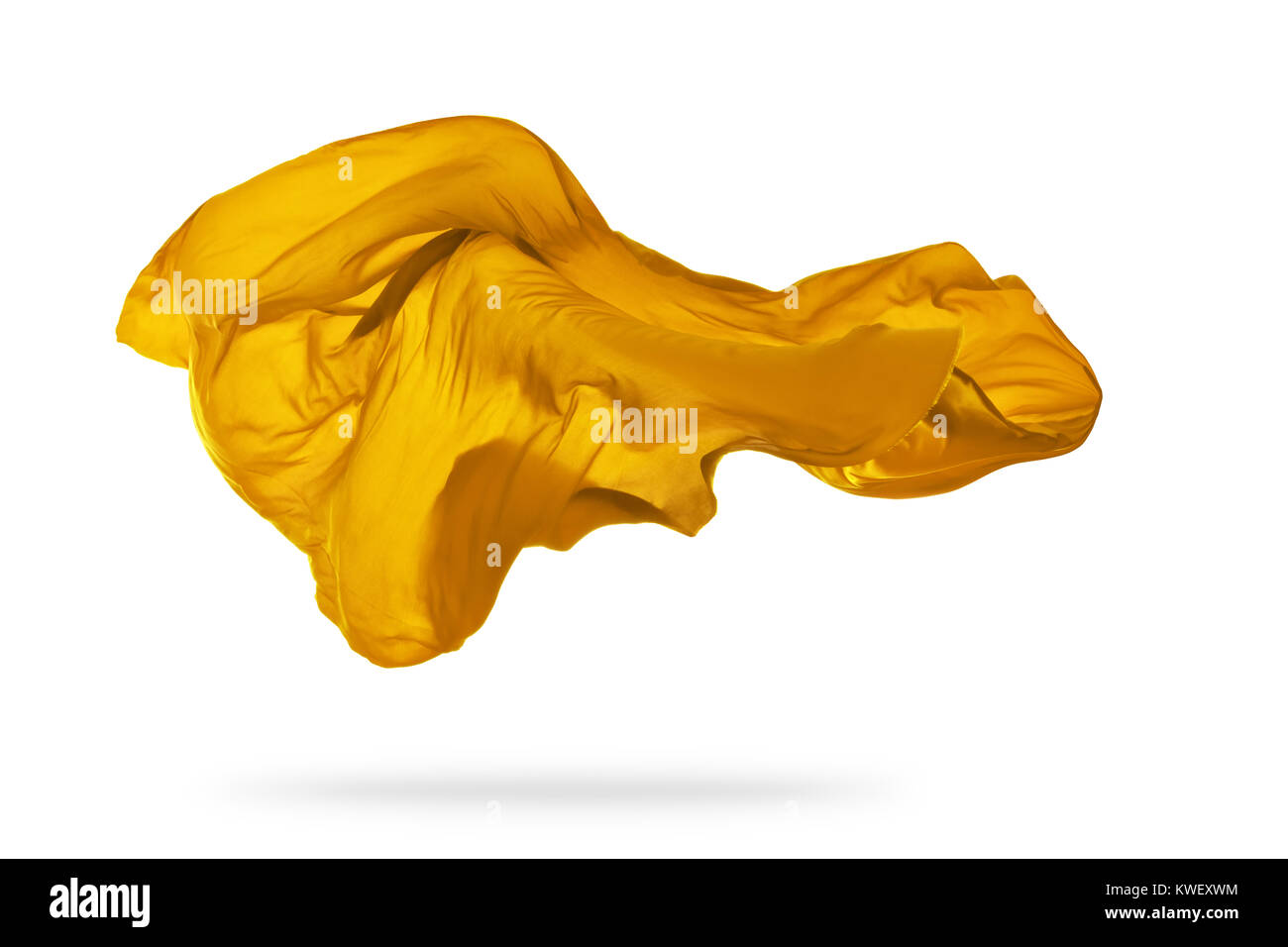 Gold wave smooth silk Cut Out Stock Images & Pictures - Alamy