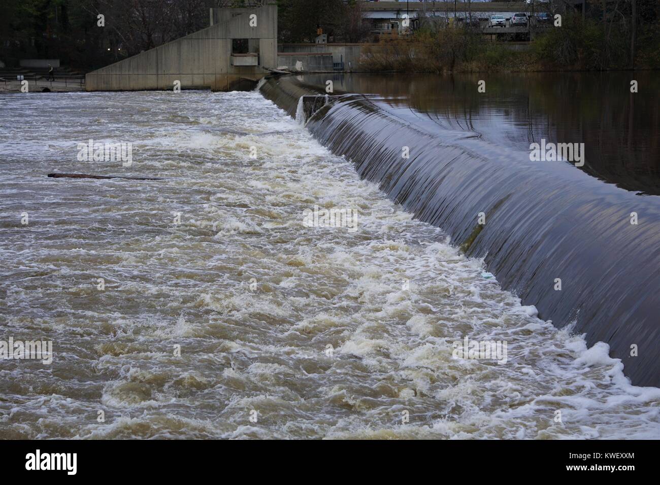 Fish Ladder on the Grand River Stock Photo - Alamy