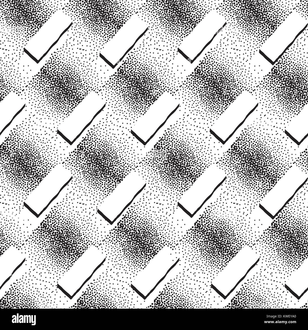 Dotted line rectangle background Stock Vector Images - Alamy