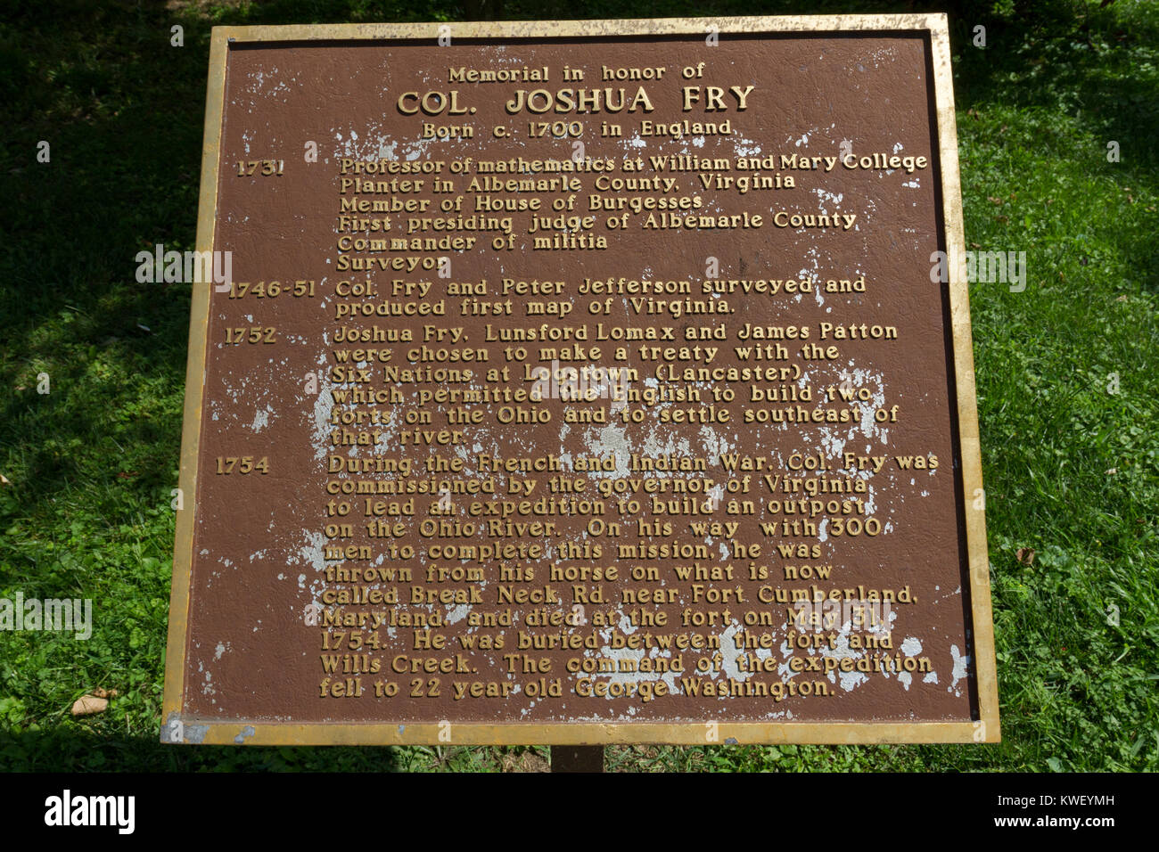 Col joshua fry hi-res stock photography and images - Alamy