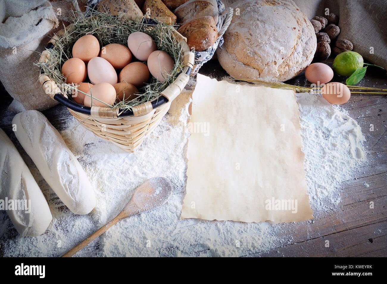 Scattered bread hi-res stock photography and images - Alamy