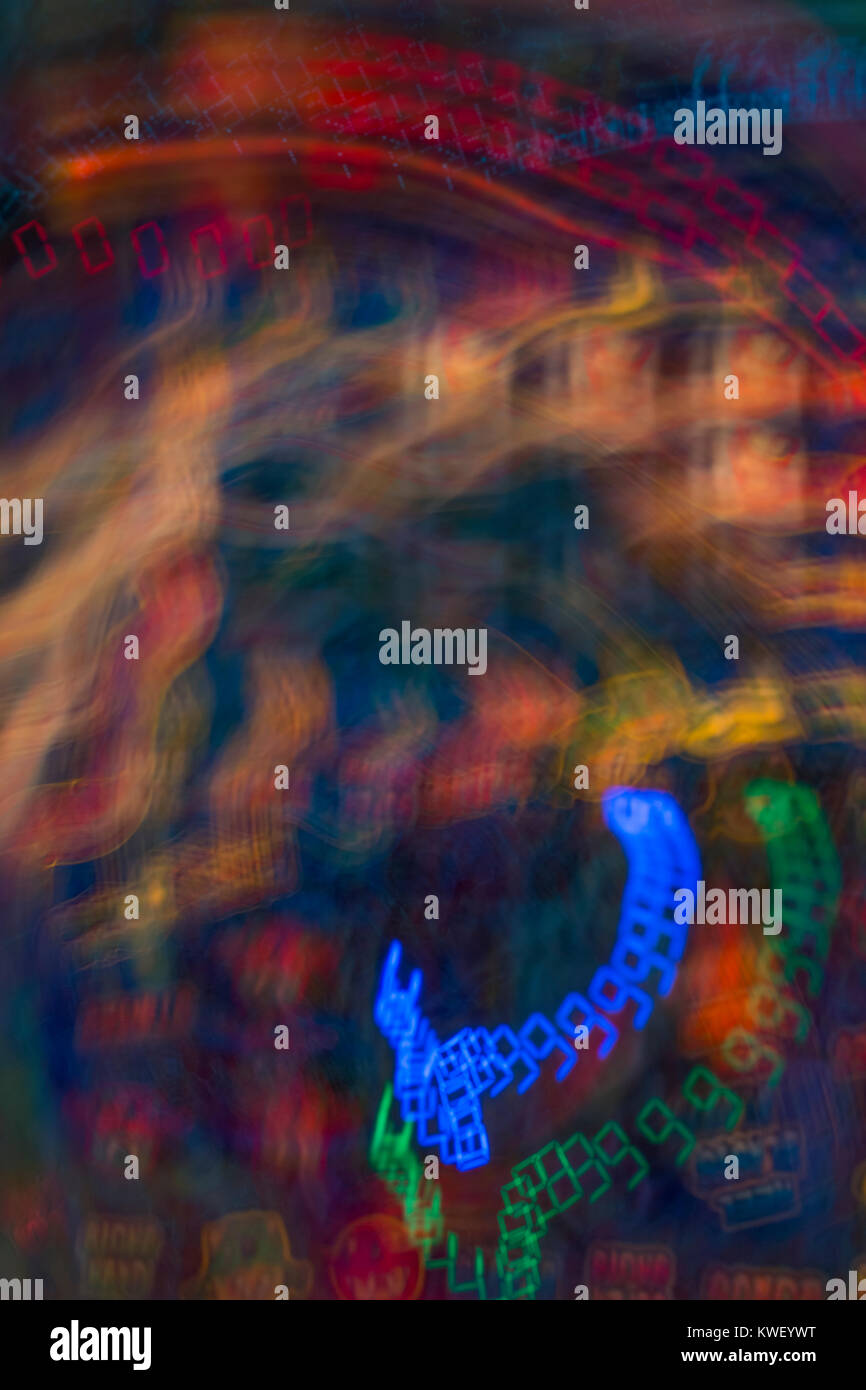 Swirling abstract colours - of a fruit machine. Metaphor whirling ...