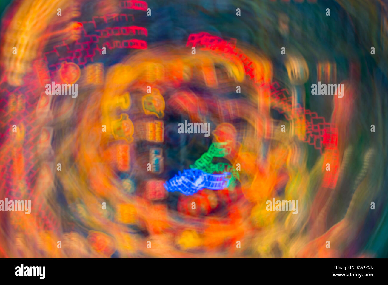 Swirling abstract colours - of a fruit machine. Metaphor whirling ...