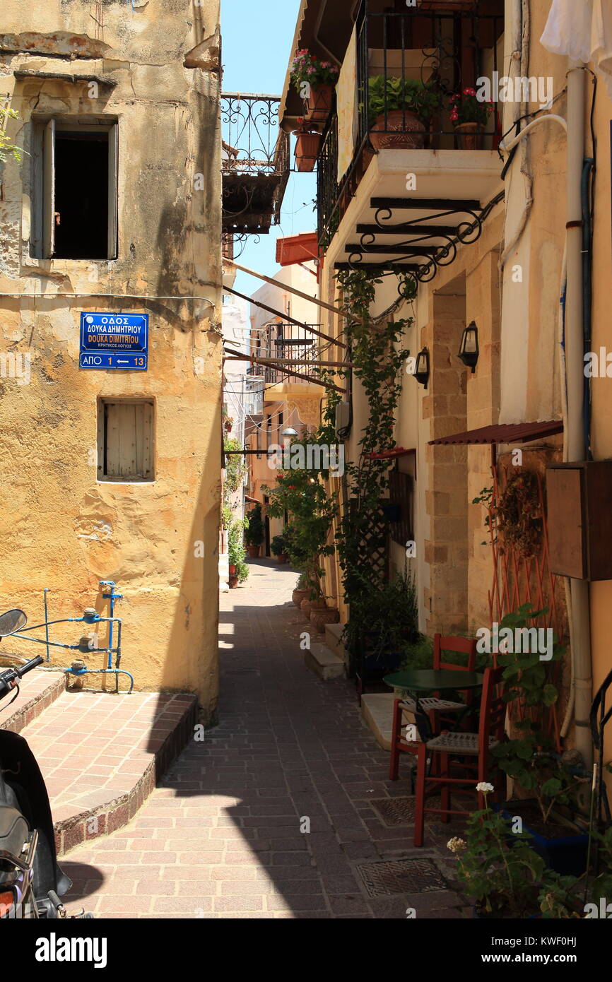 Chania(old town), Crete, Greece, Europe Stock Photo - Alamy