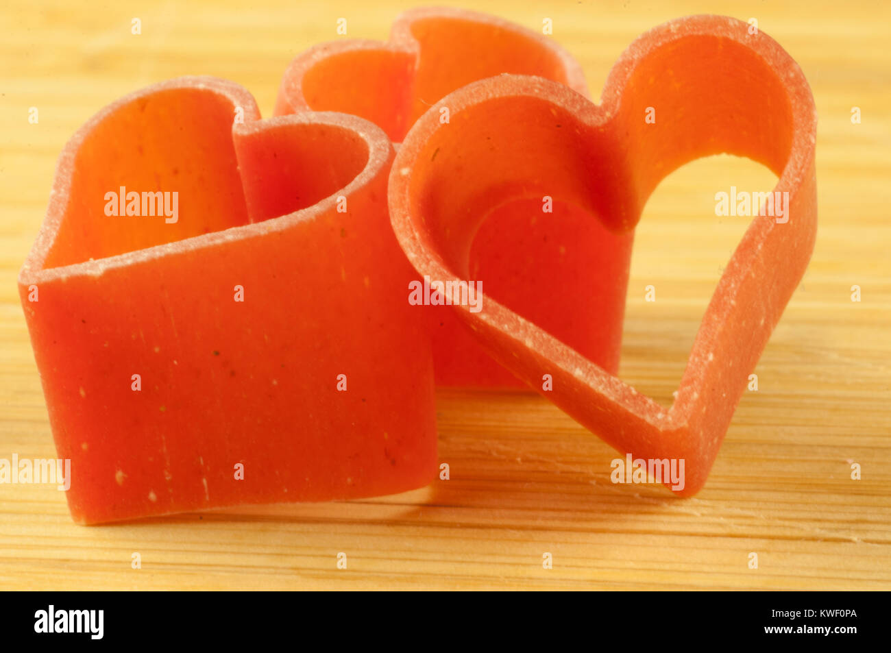 beautiful pasta in love Stock Photo - Alamy