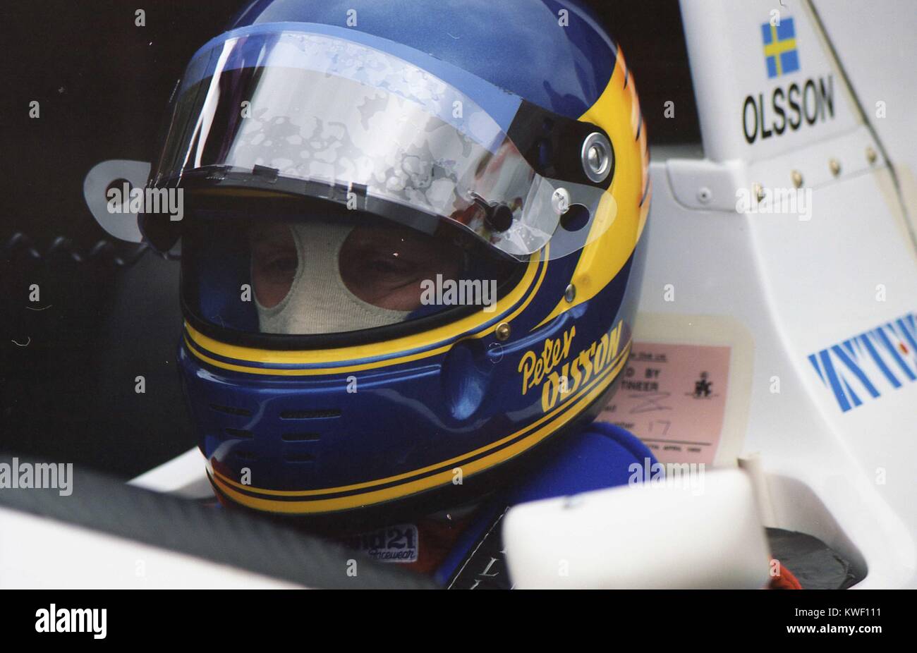 Peter Olsson British Formula 2 at Oulton Park, April 1992 Stock Photo ...