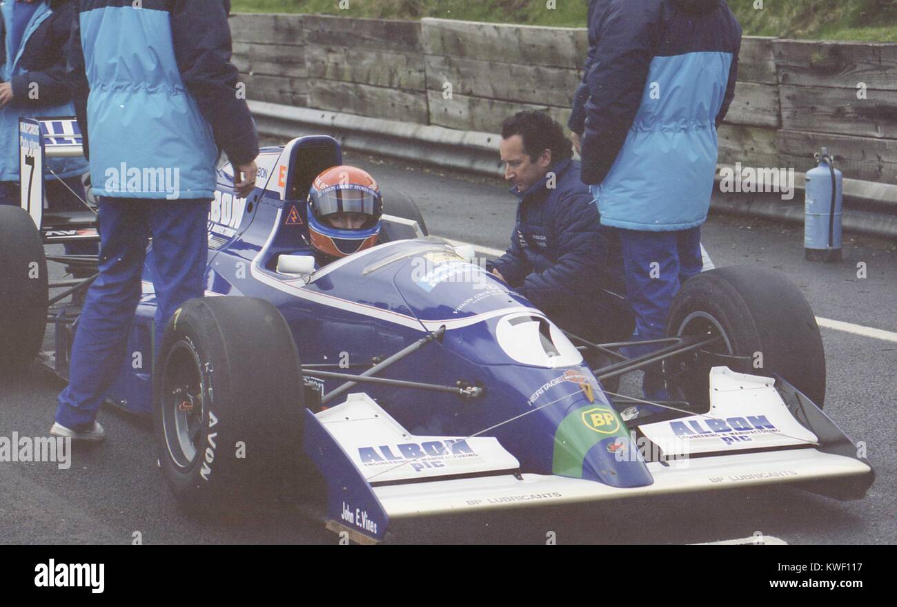 Mark Albon British Formula 2 at Oulton Park, April 1992 Stock Photo - Alamy