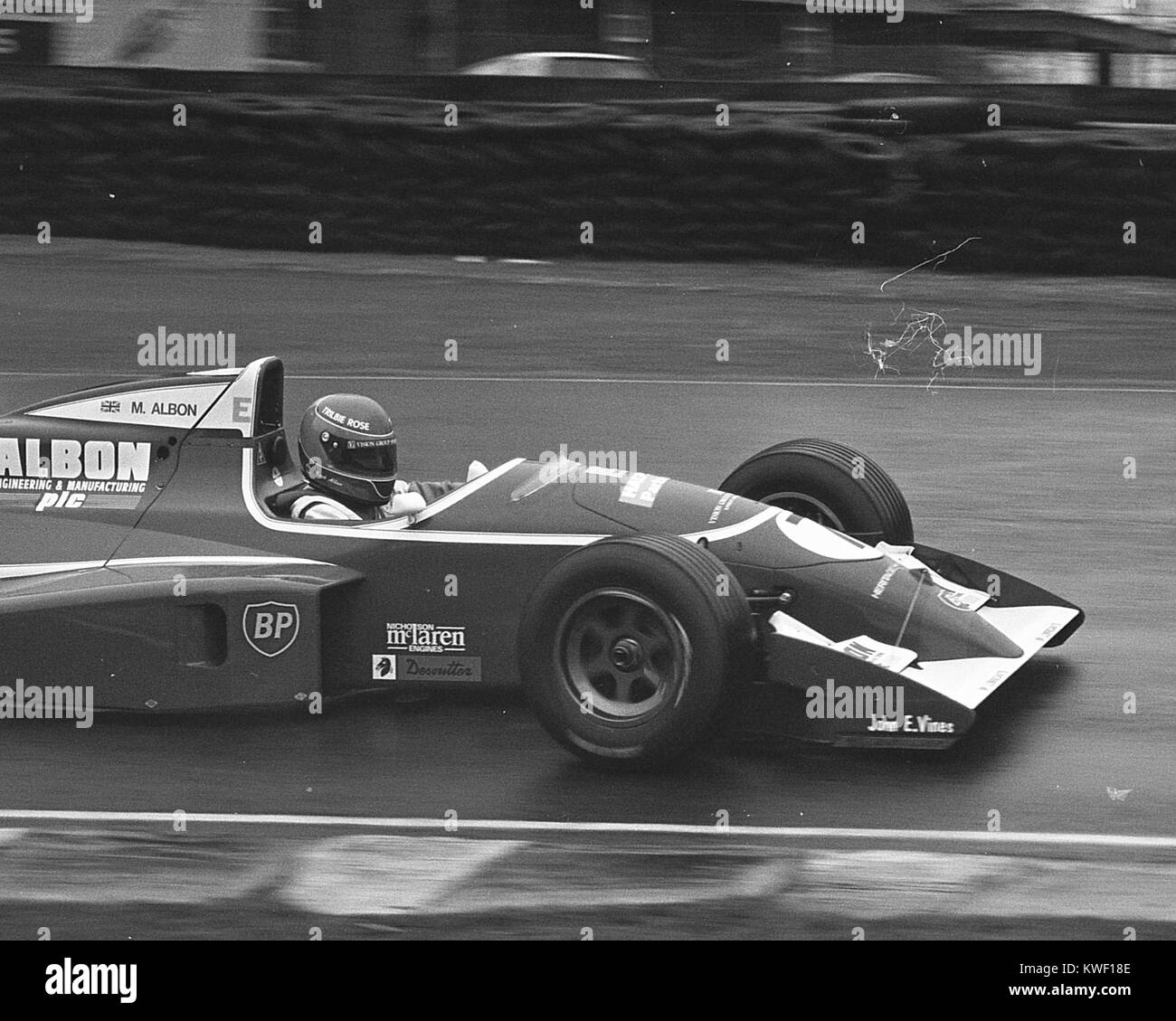 Mark Albon British Formula 2 at Oulton Park, April 1992 Stock Photo - Alamy