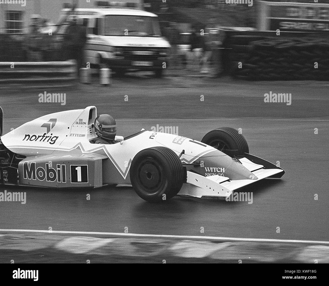Peter Olsson British Formula 2 at Oulton Park, April 1992 Stock Photo ...