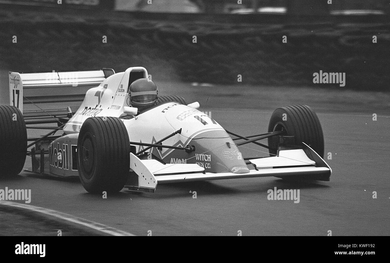 Peter Olsson British Formula 2 at Oulton Park, April 1992 Stock Photo ...
