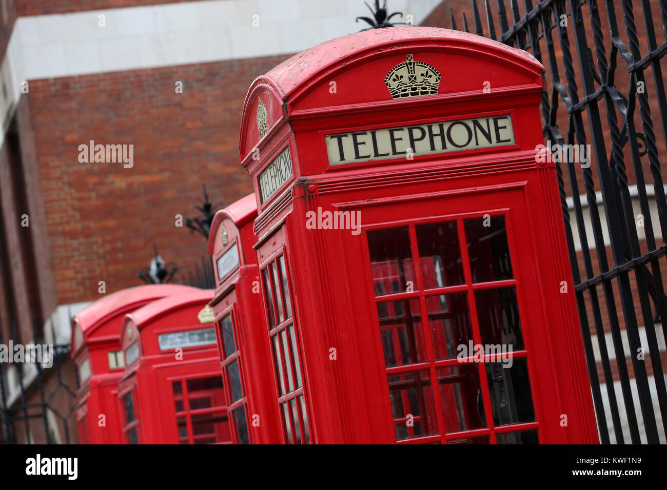 1960s telephone box hi-res stock photography and images - Alamy