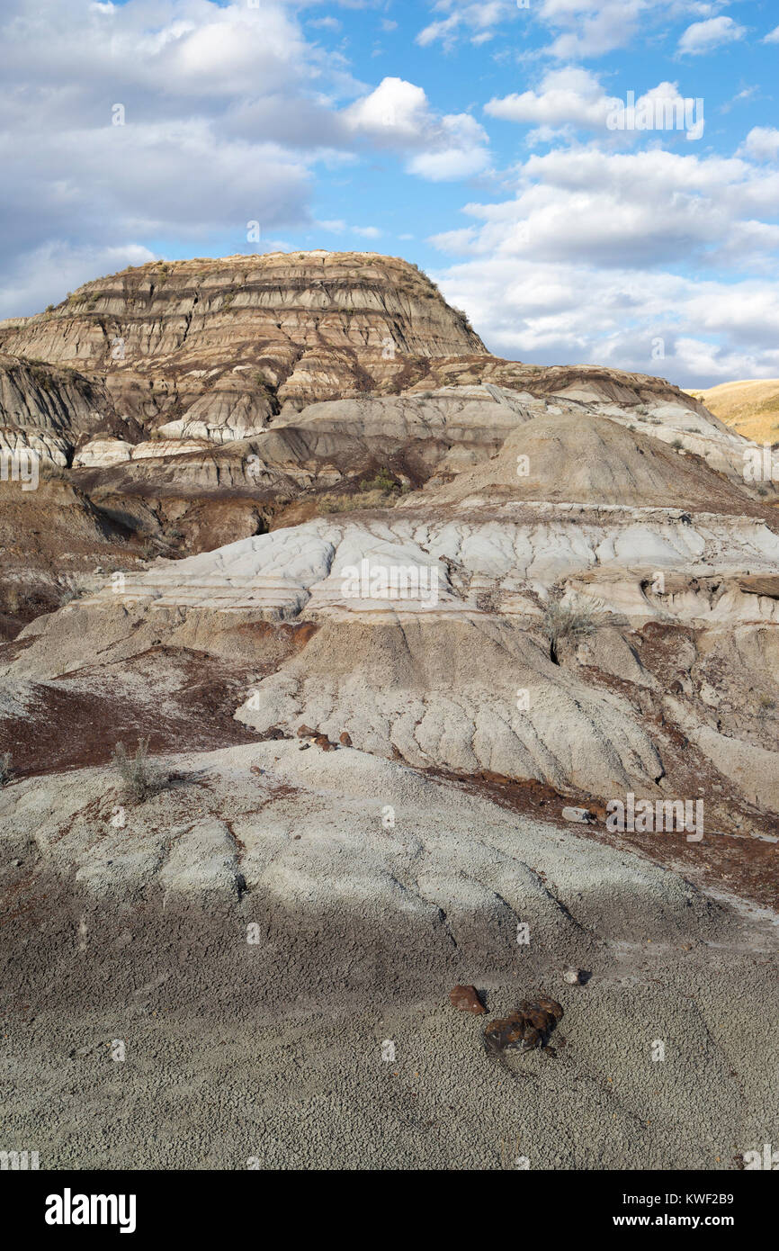 Eroded slopes in Alberta badlands Stock Photo - Alamy