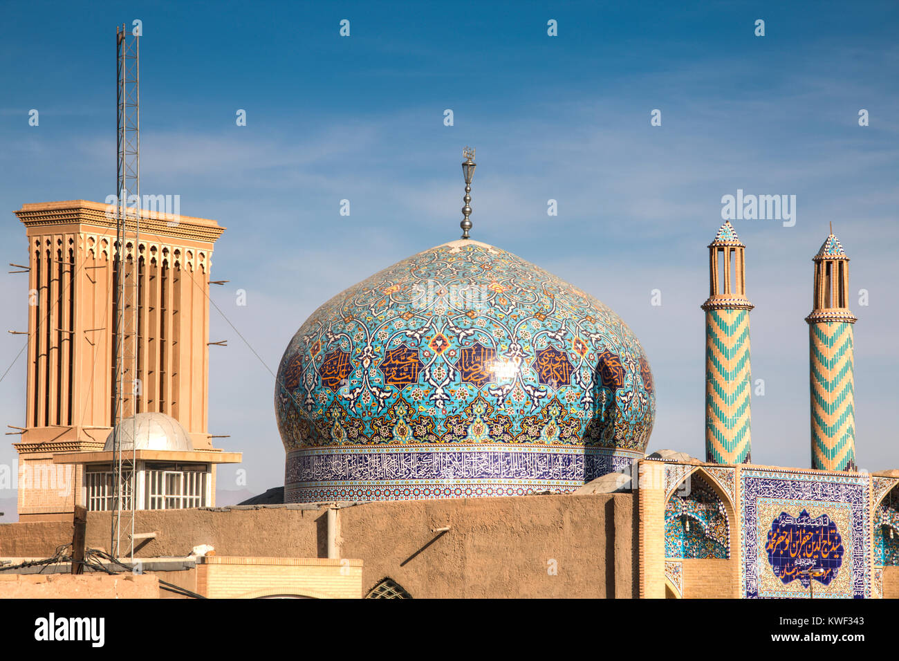 Wind catchers in yazd hi-res stock photography and images - Alamy