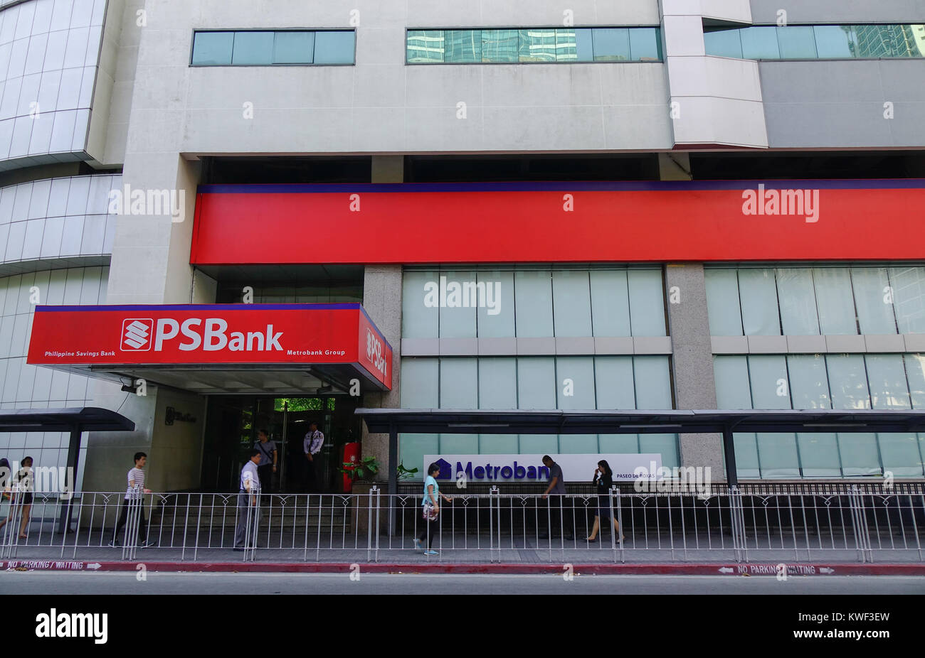 Manila, Philippines - Apr 12, 2017. PSBank Building in Manila ...