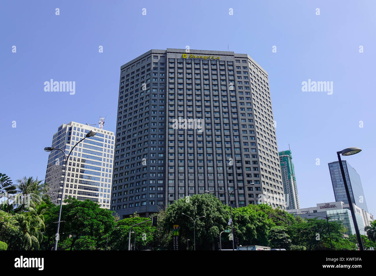 Manila, Philippines - Apr 12, 2017. Modern buildings located in Manila ...