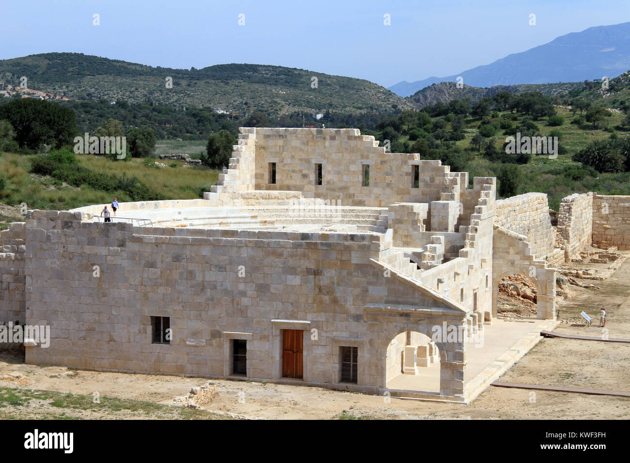 Corner of ancient odeon in Patara, Turkey Stock Photo - Alamy