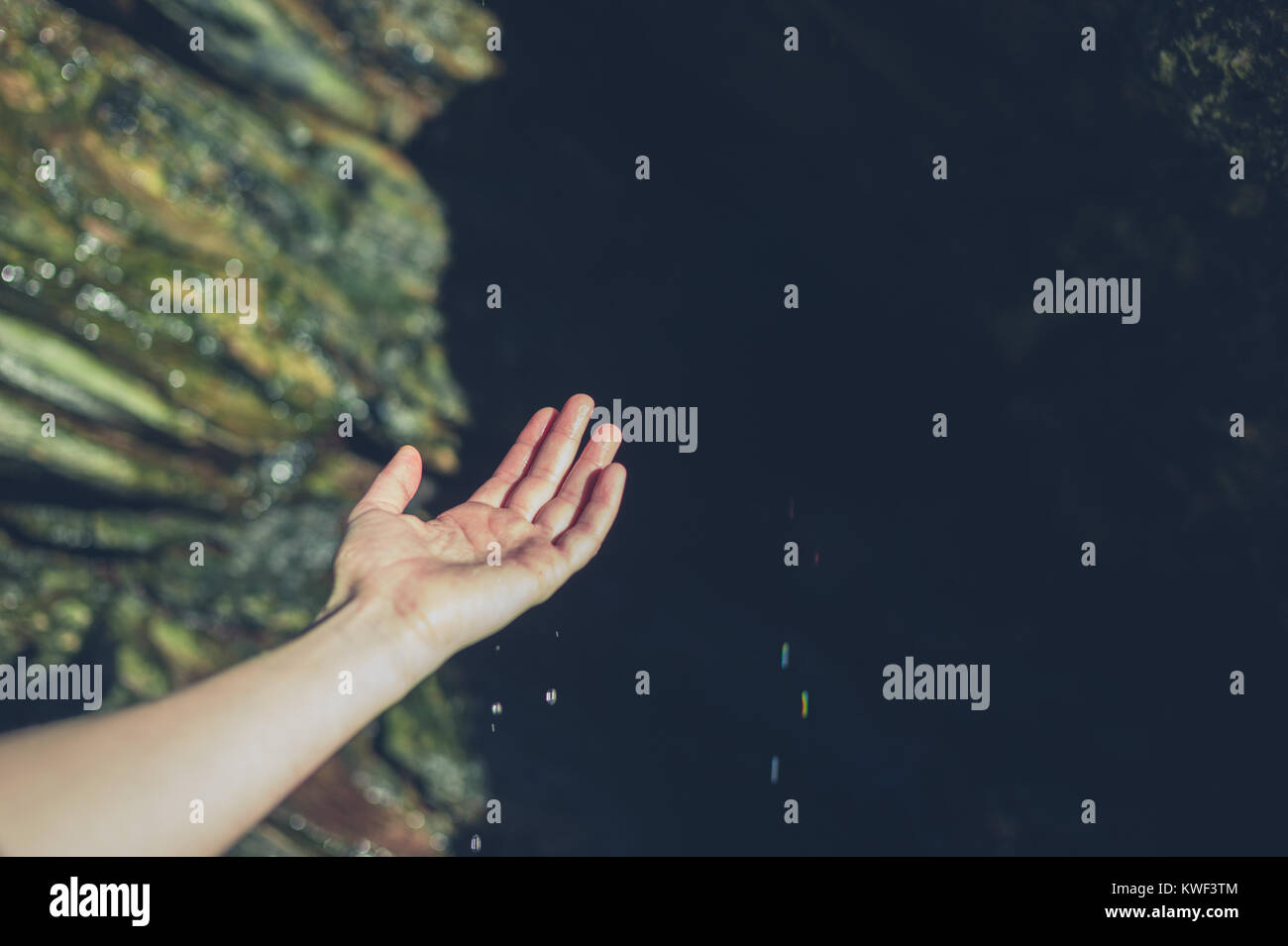 Catching into water hi-res stock photography and images - Alamy